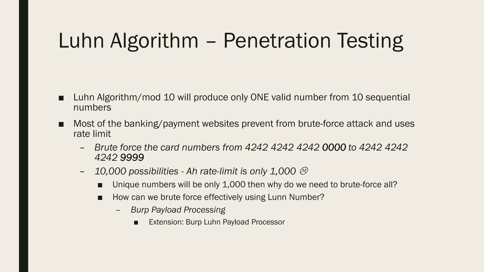 Data Integrity Checks & Lunh Algorithm | PPT Data Integrity Checks & Lunh Algorithm | PPT