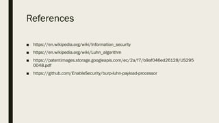 Data Integrity Checks & Lunh Algorithm | PDF