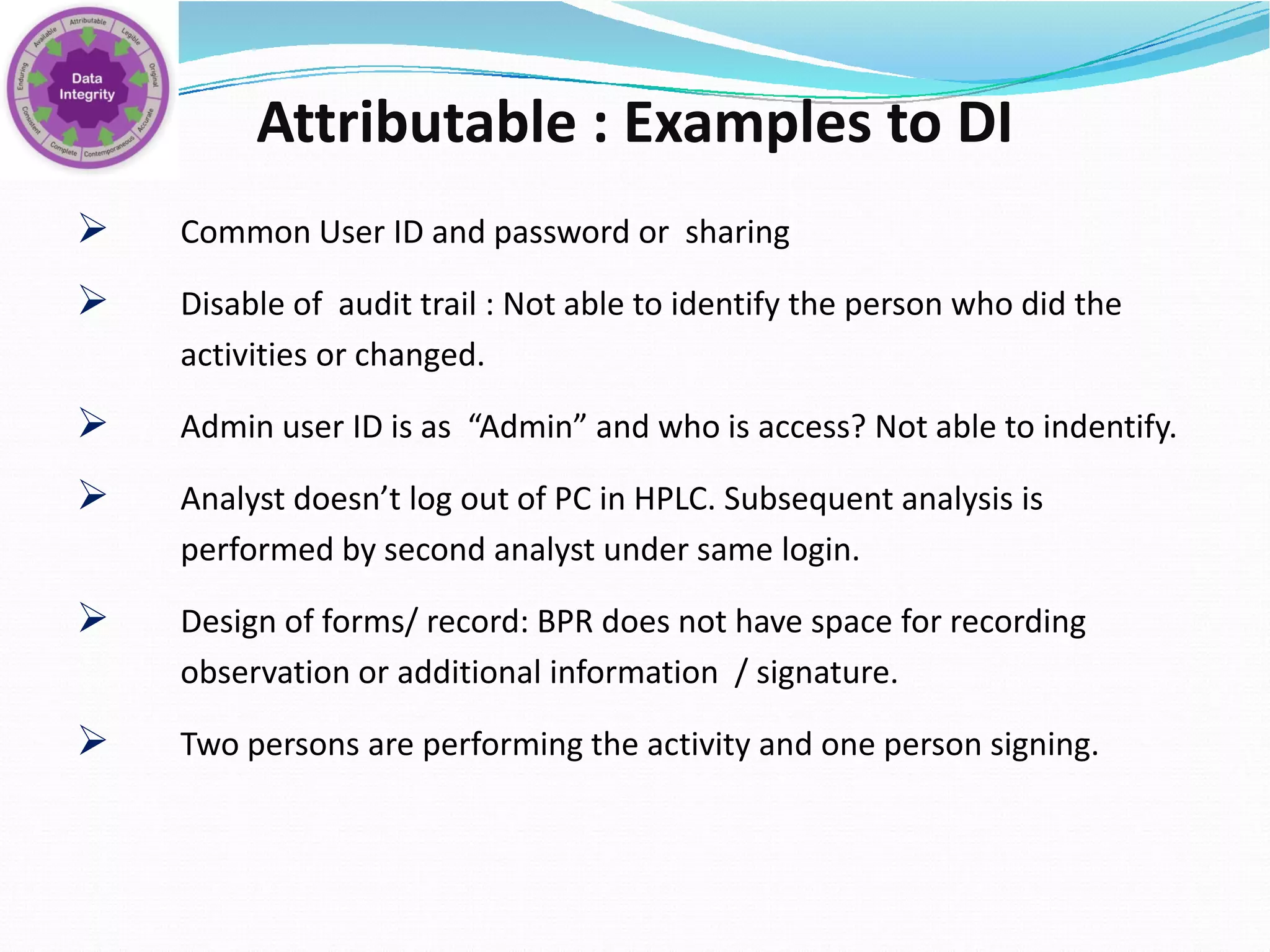 Data Integrity Training by Dr. A. Amsavel | PDF