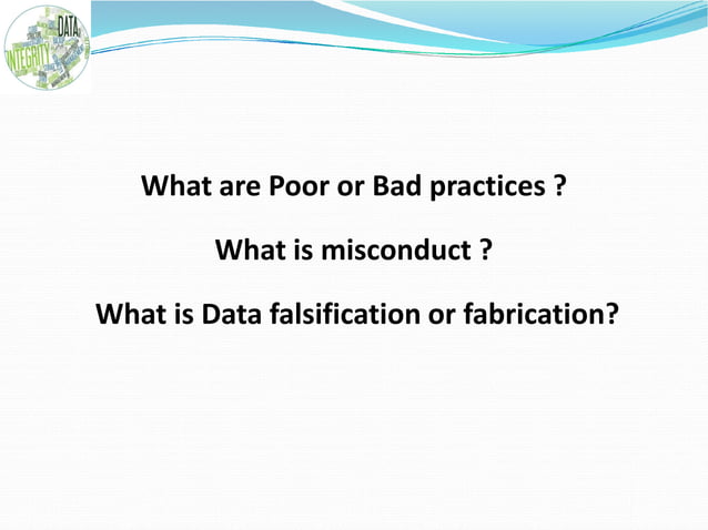 Data Integrity Training by Dr. A. Amsavel | PDF