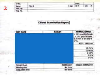 Data interpretation hematological | PPTX