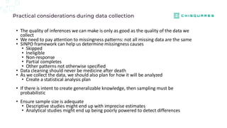 Data interpretation in description analysis | PPT