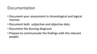 DATA INTERPRETATION AND ANALYSIS IN HEALTH ASSESSMENT | PPTX