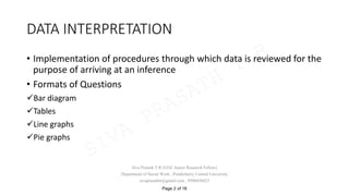 Data interpretation with Examples discussed | PPT