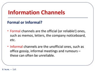 Data, knowledge and information | PPT