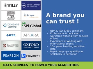 Data labeling company | Learning Spiral AI | PPT