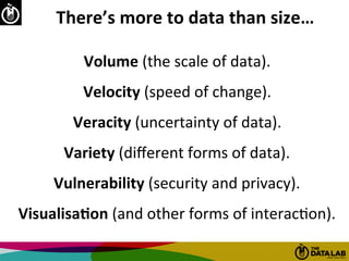 The Data Lab - Value from Data | PPT