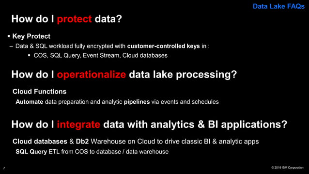 Cloud-based Data Lake for Analytics and AI | PPT
