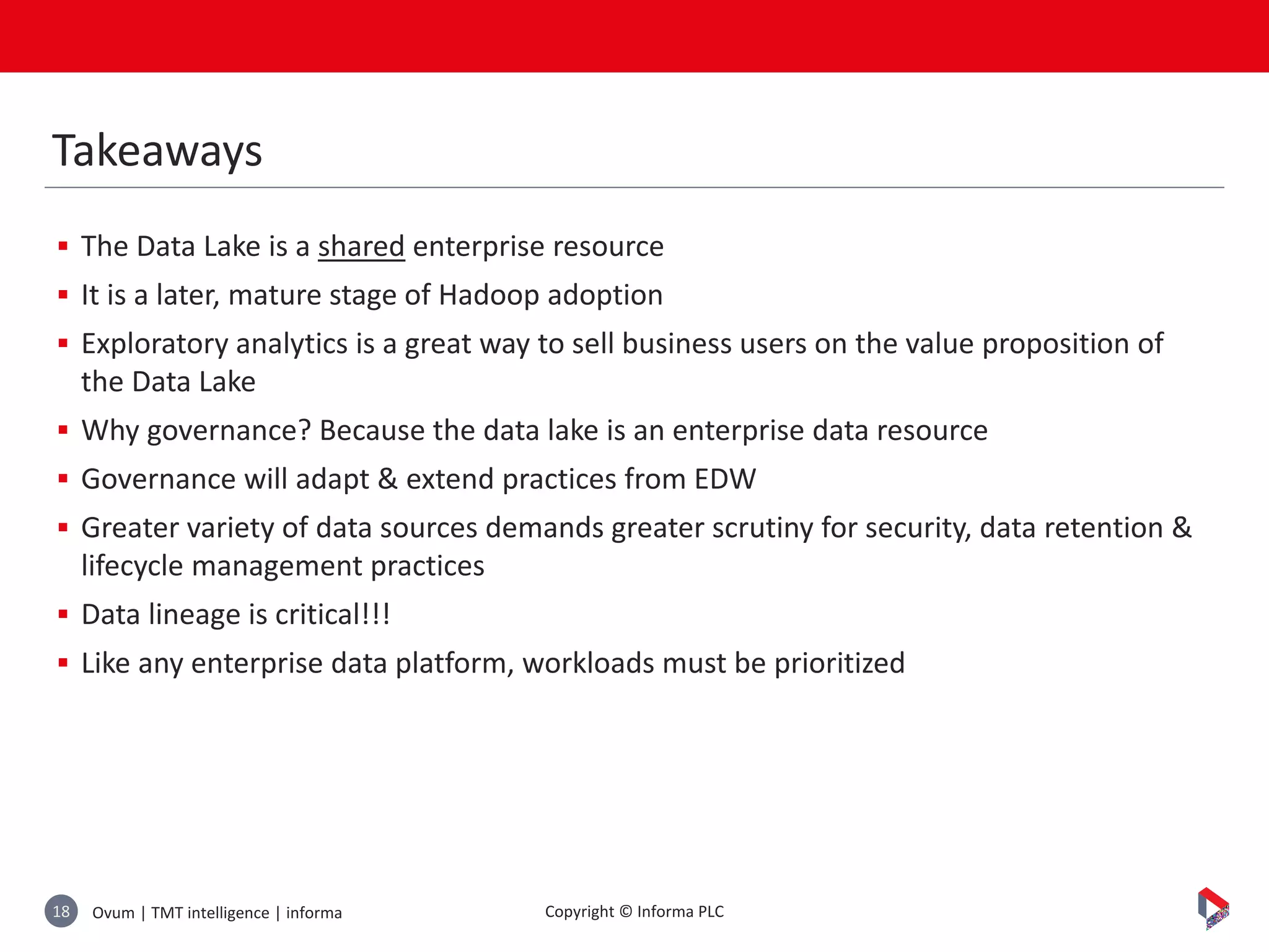 Developing a Strategy for Data Lake Governance | PPT