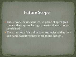 Data leakage detection | PPTX