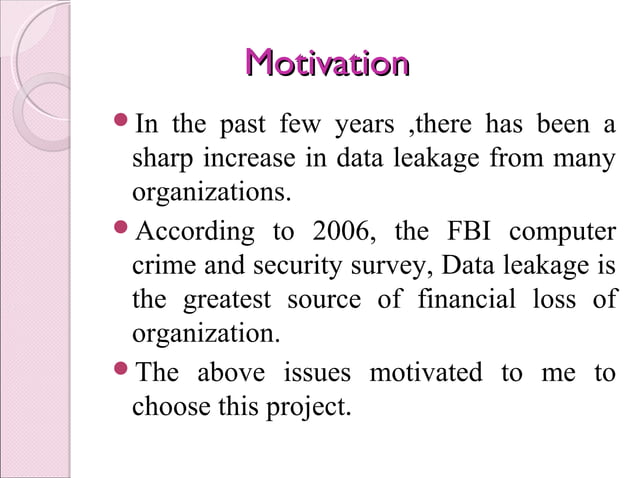 Data leakage detection | PPT