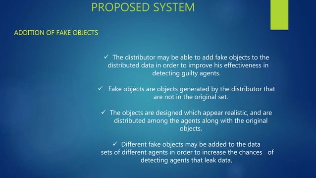 Data leakage detection | PPTX | Databases | Computer Software and Applications