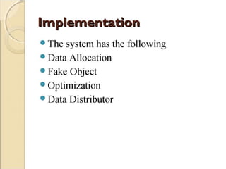 Data leakage detection | PPTX