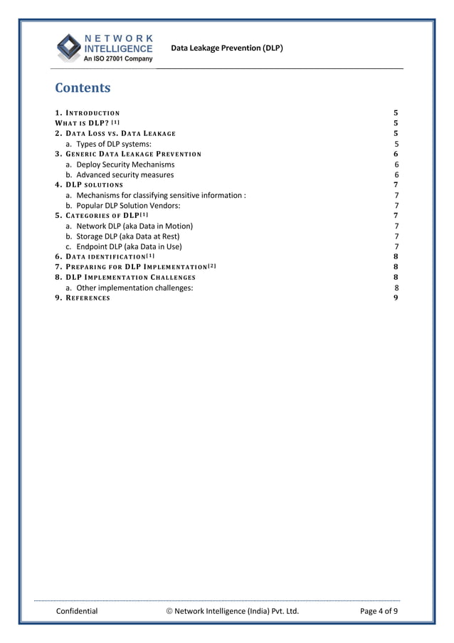 Data Leakage Prevention (DLP) | PDF | Information and Network Security | Computing