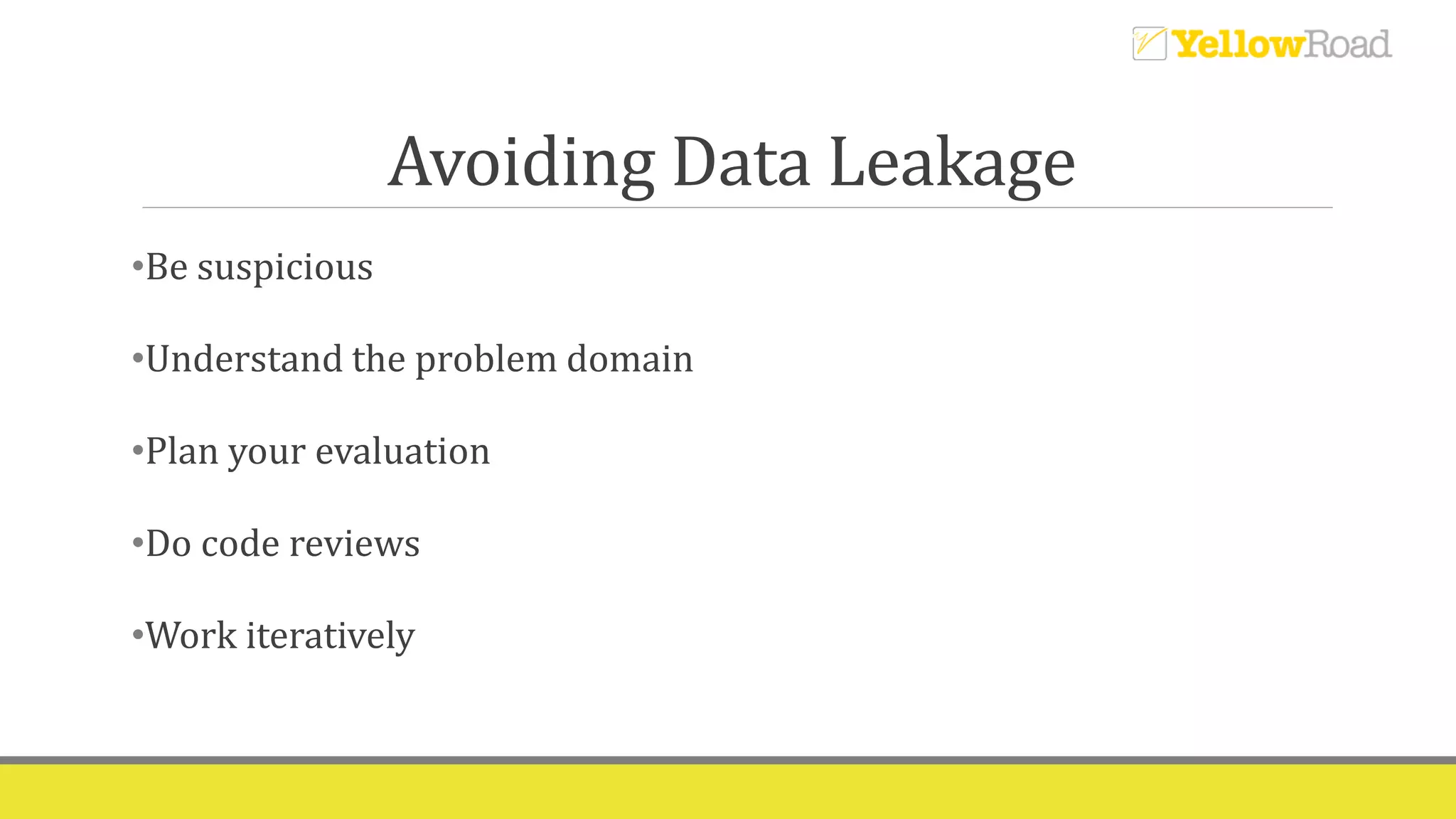 Beware of data leakage | PPT | Free Download