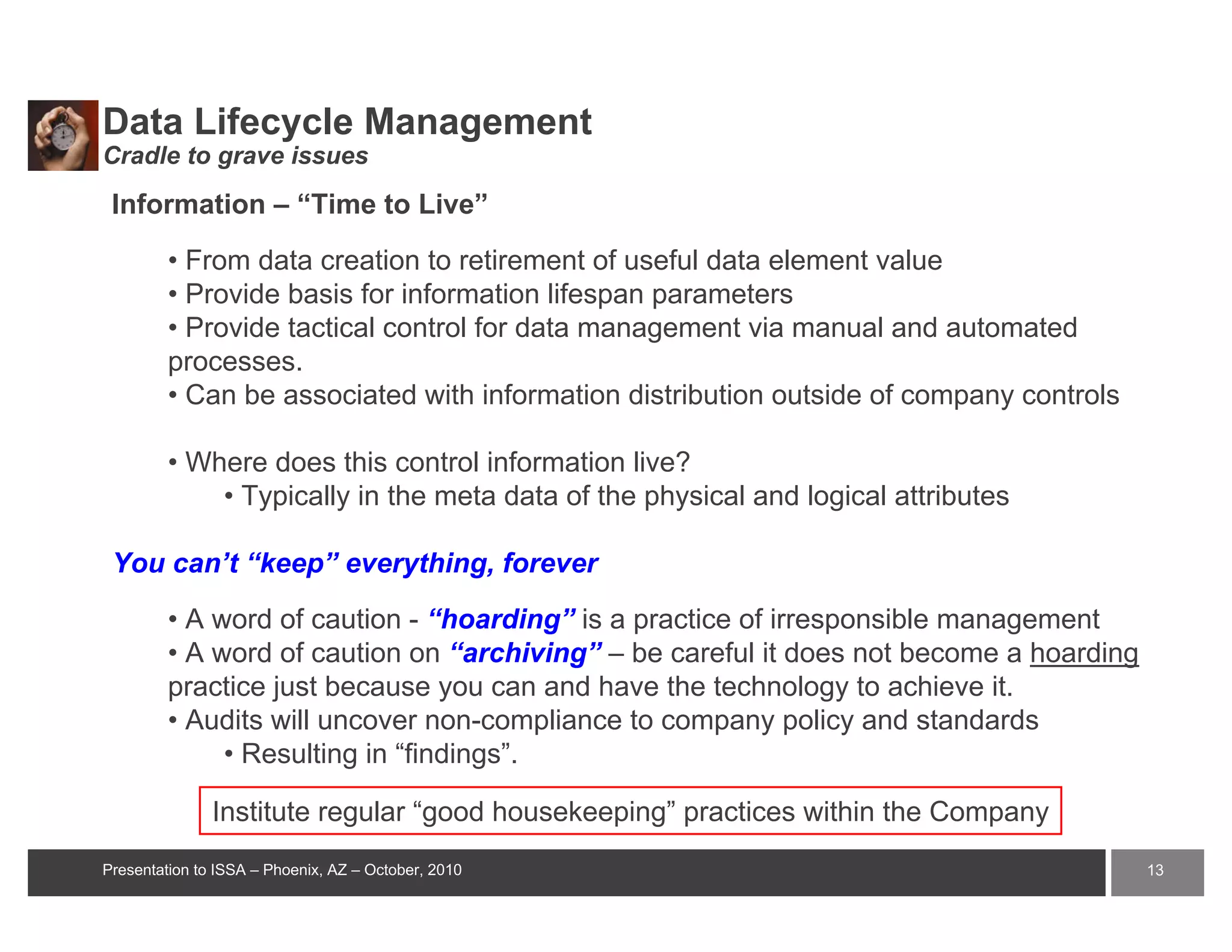 Data lifecycle mgmt_destruction | PDF | Computing | Technology & Computing