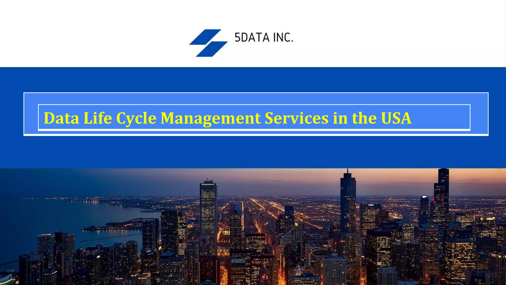 Data lifecycle management services | PDF
