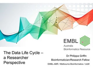 The Research Data Life Cycle for Biology - A Researcher Perspective | PPT
