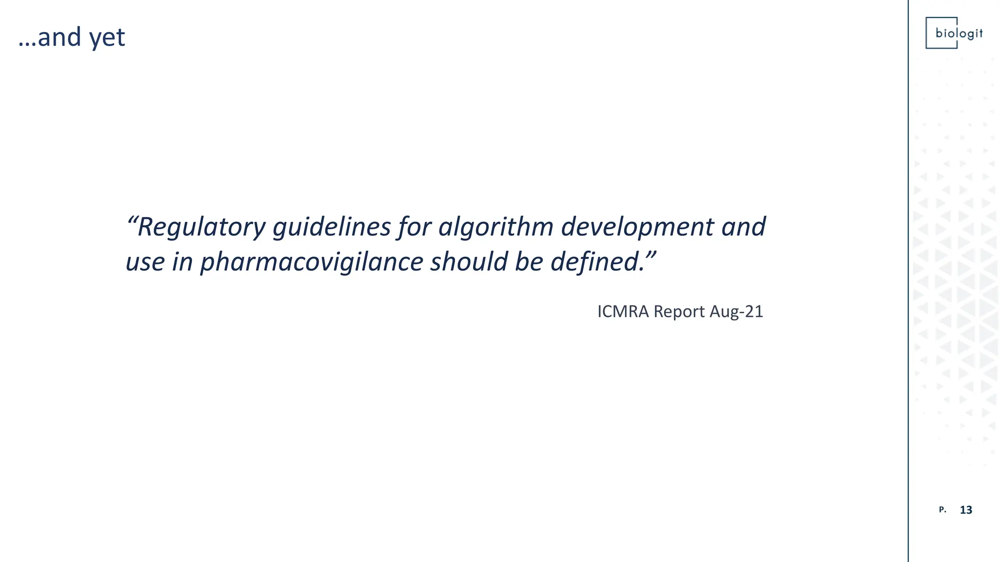 AI in pharmacovigilance: Best practices and Regulatory Guidance | PDF