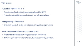 AI in pharmacovigilance: Best practices and Regulatory Guidance | PDF | Pharmaceutical Industry ...