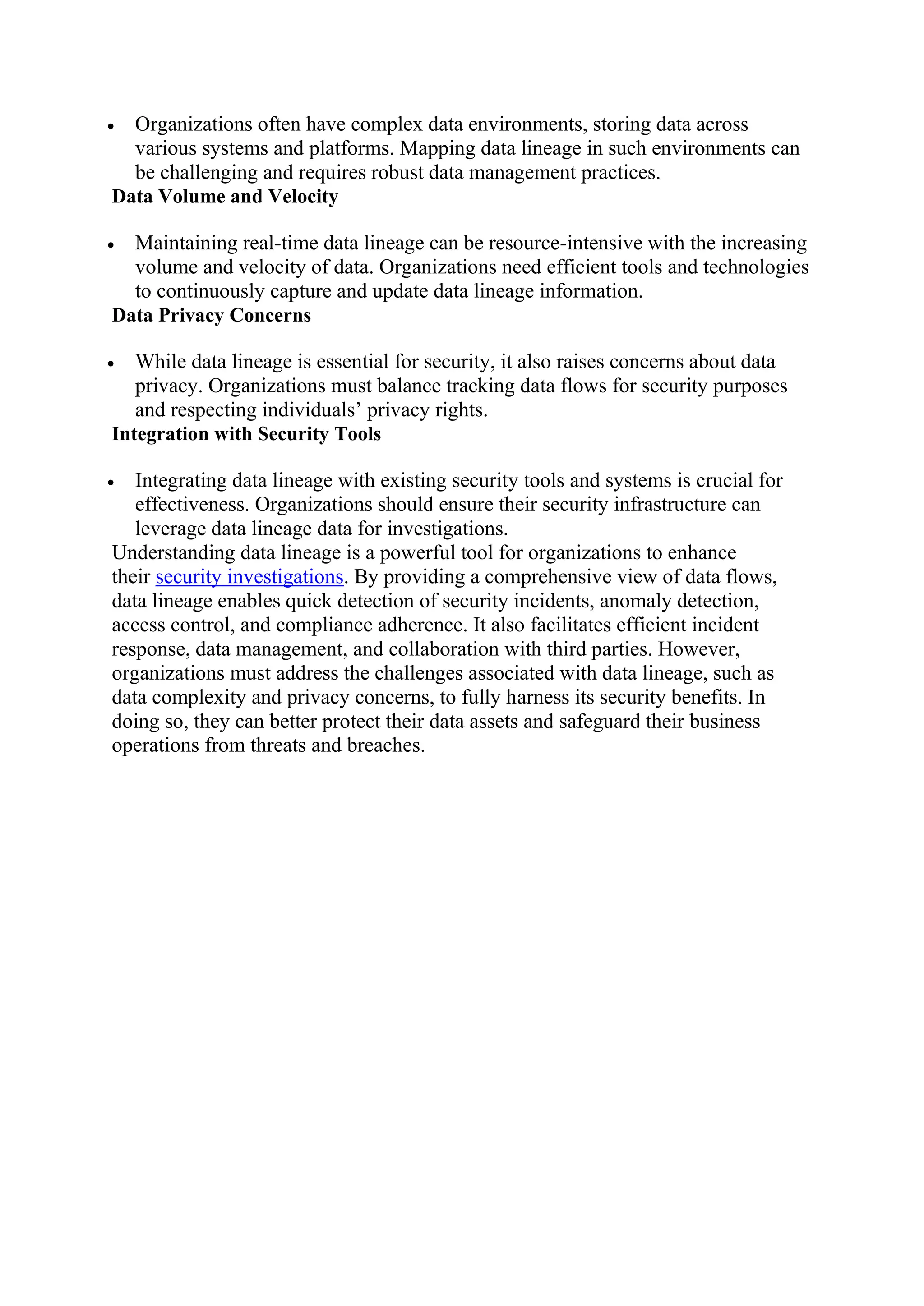 Understanding data lineage: Enabling Security Investigations | The ...