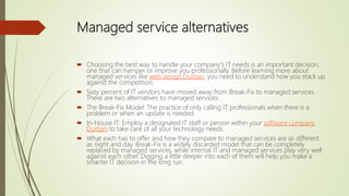 A Comprehensive Guide to Managed Services | PPTX