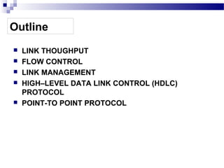 Data link control | PPT