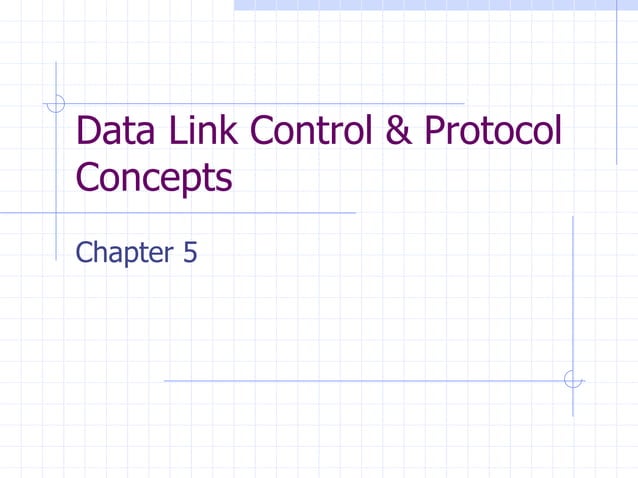 Data link control & protocol concepts | PPTX