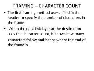 Data link layer | PPTX