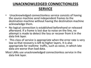 Data link layer | PPTX