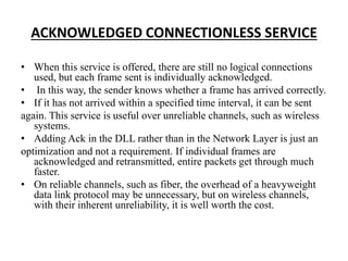 Data link layer | PPTX