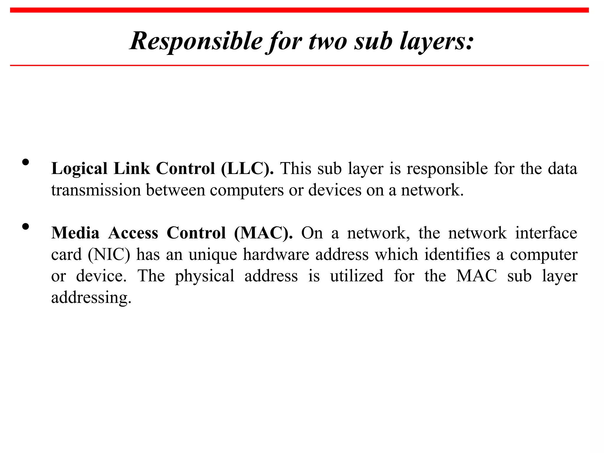 Data link layer | PDF