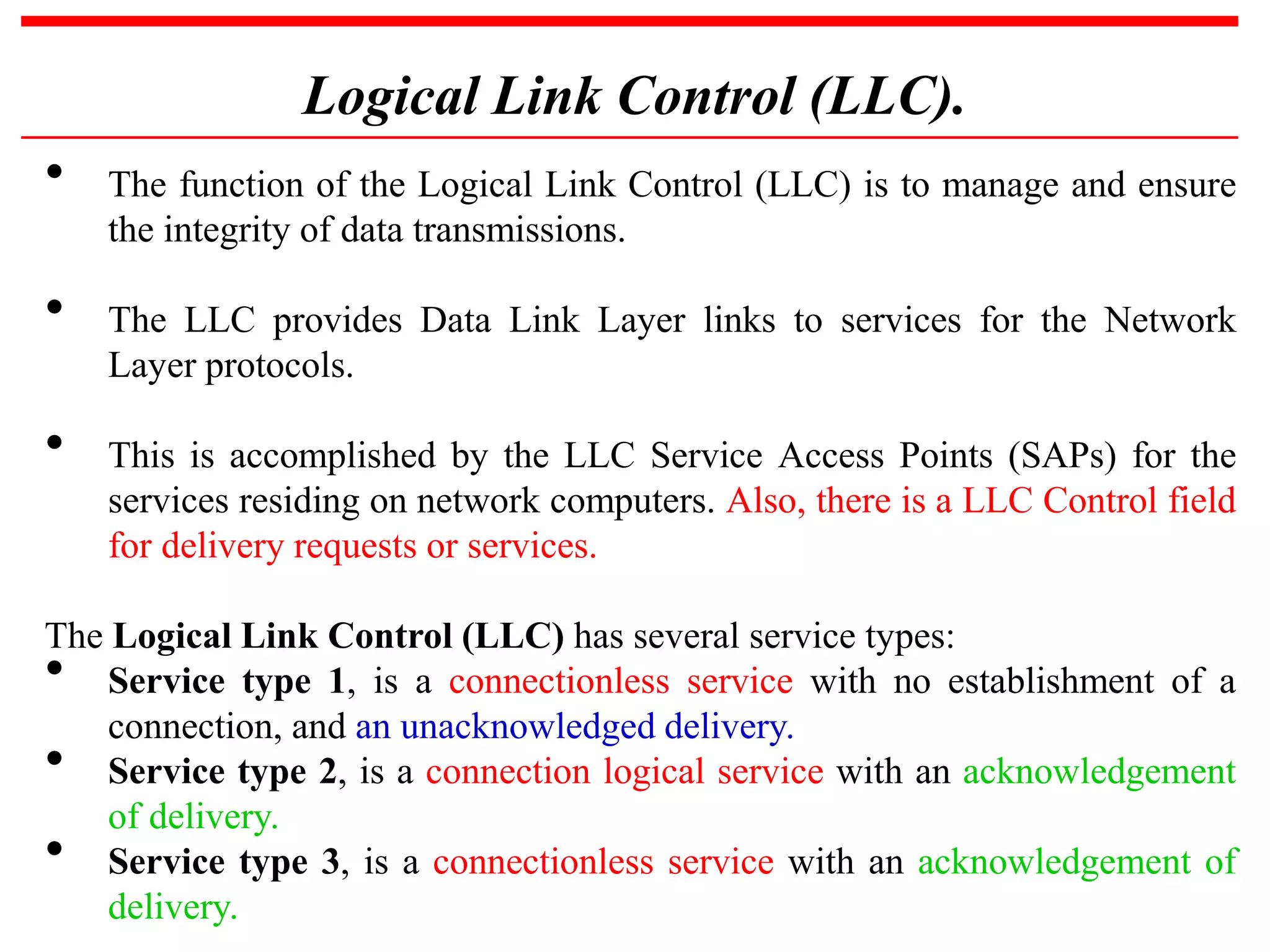 Data link layer | PDF