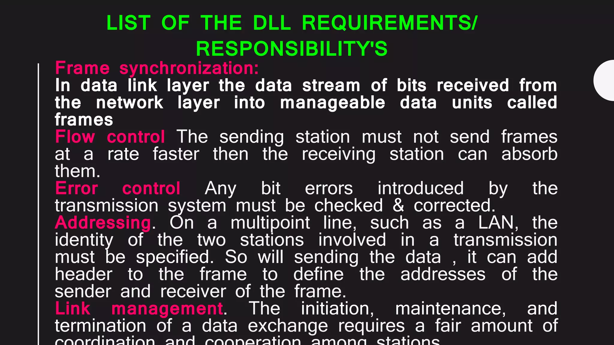 Data link layer | PPTX | Computer Networking | Computing