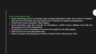 Data link layer | PPTX | Computer Networking | Computing