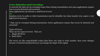 Data link layer | PPTX | Computer Networking | Computing