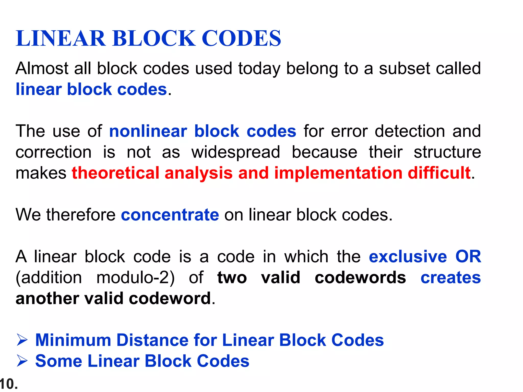 Data Link Layer Error Detection And Control2pptx