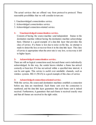 Data link layer | DOCX