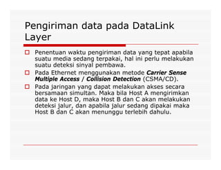 Datalink layer m5 | PPT