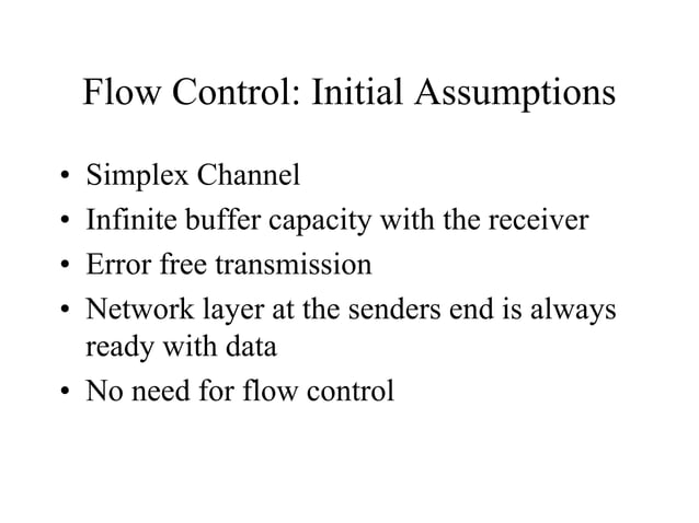 Data link layer elementry protocols | PPTX | Computer Networking | Computing