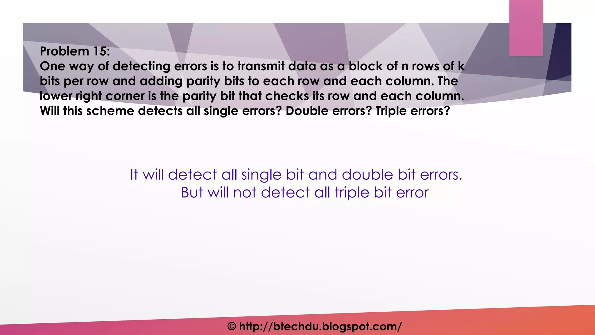 Data Link Layer Numericals | PDF