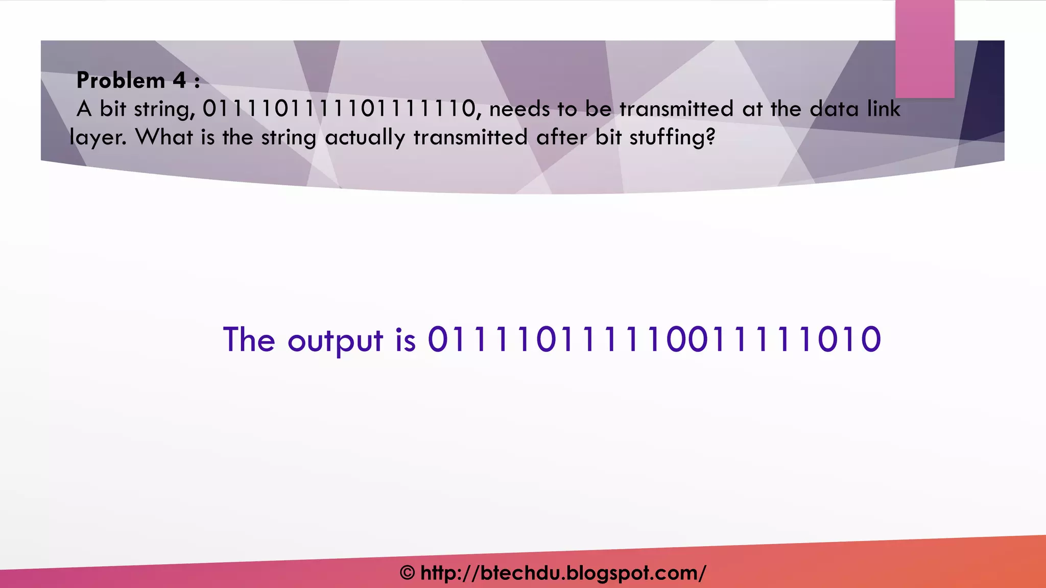 Data Link Layer Numericals | PDF