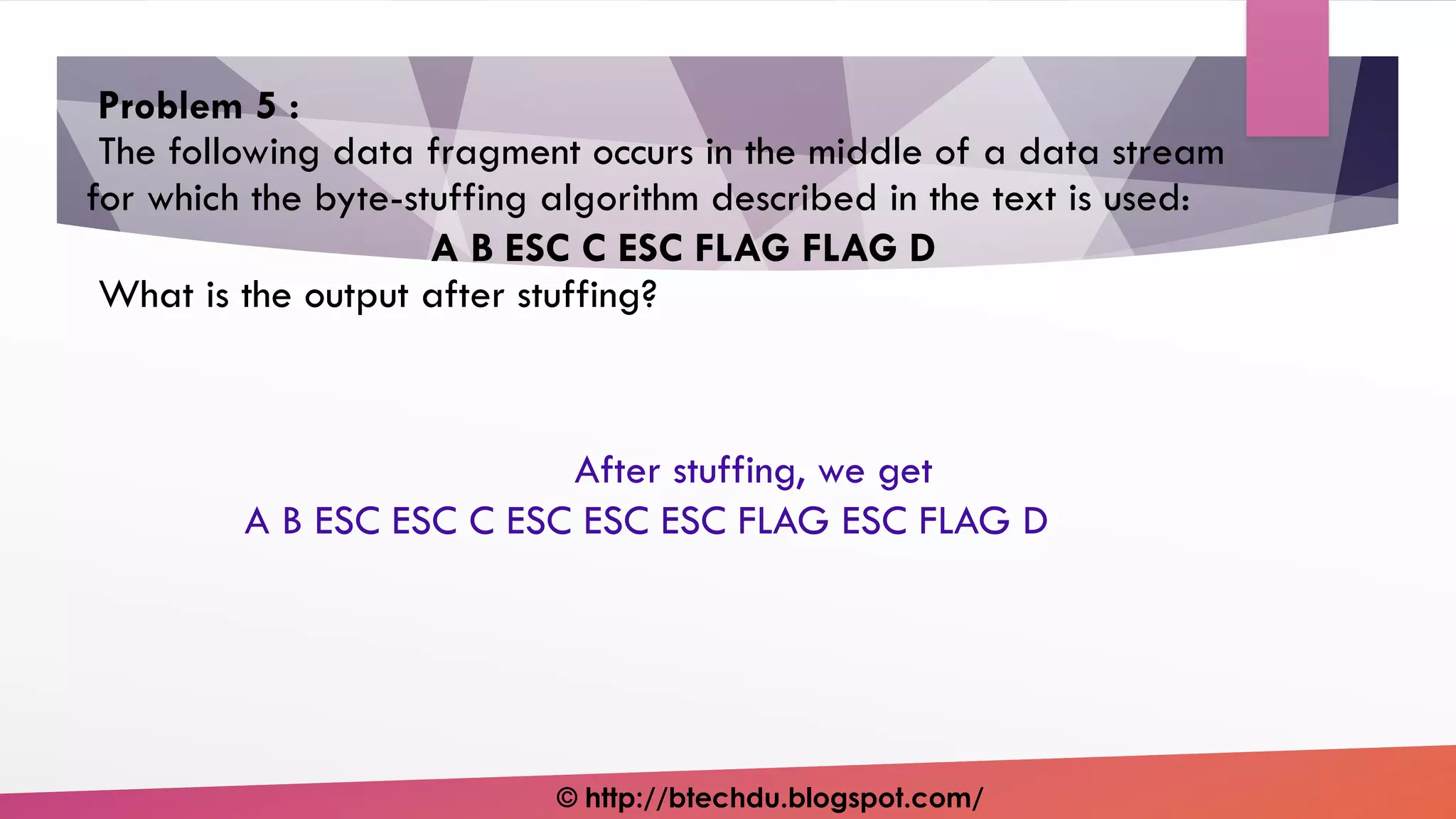 Data Link Layer Numericals | PDF