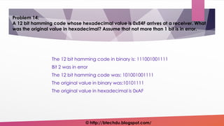 Data Link Layer Numericals | PDF
