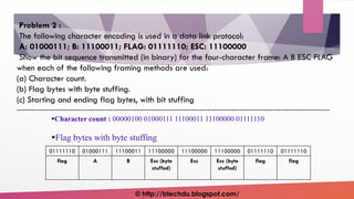 Data Link Layer Numericals | PDF