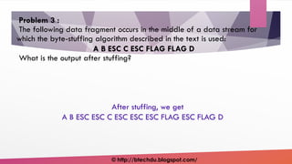 Data Link Layer Numericals | PDF