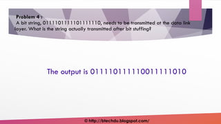 Data Link Layer Numericals | PDF