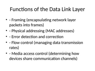 data_link_layer_presentation.pptx for CS students | PPTX