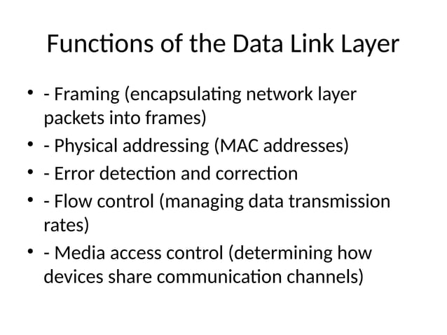 data_link_layer_presentation.pptx for CS students | PPTX