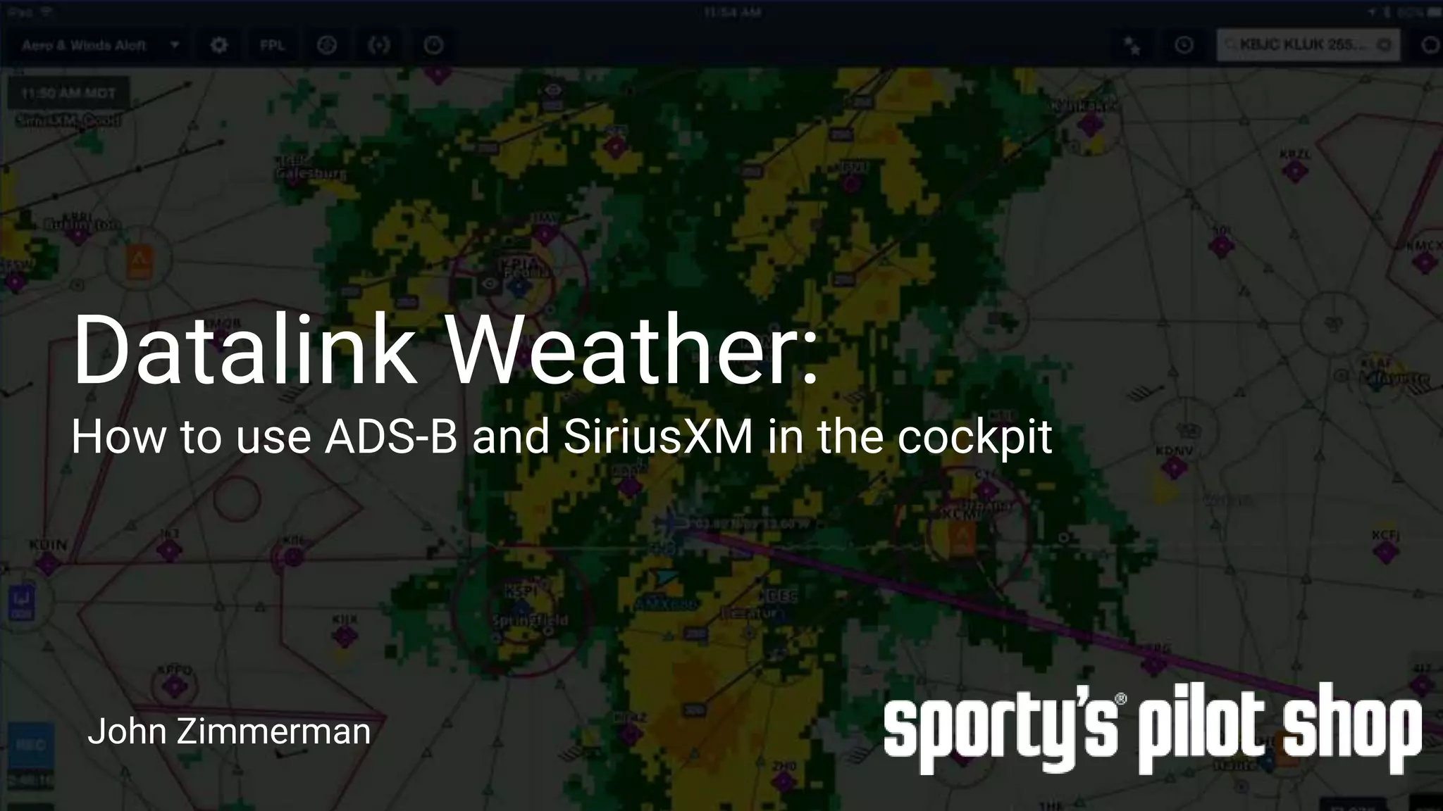 Datalink weather - flying with ADS-B and SiriusXM | PPT